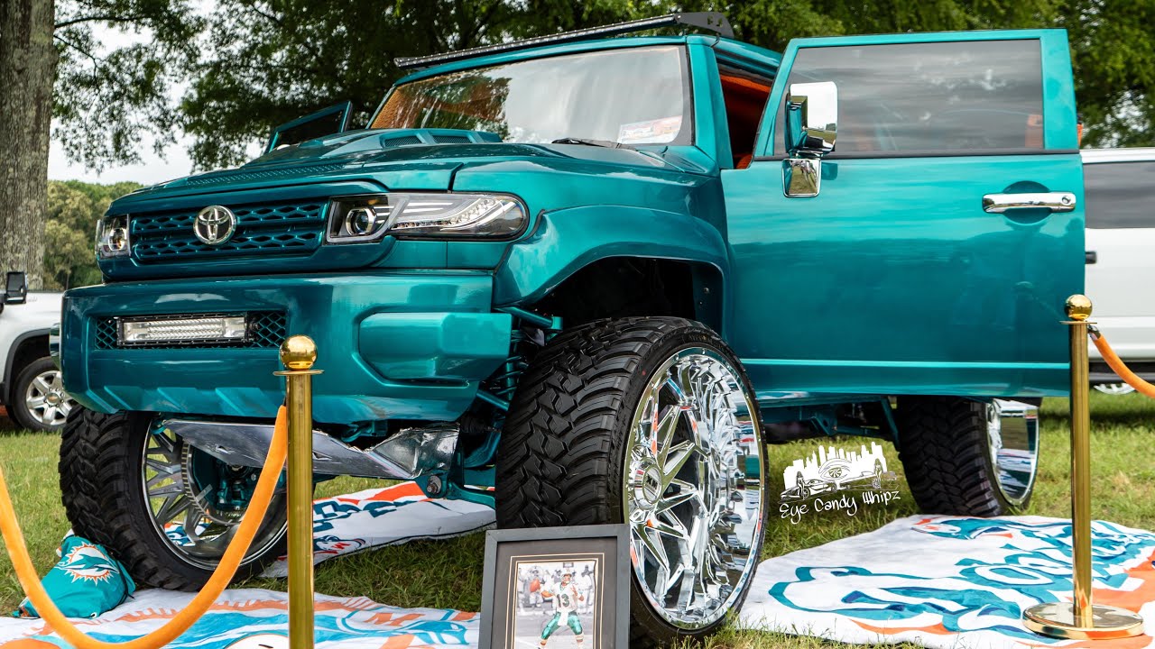 Rick Ross Car Show | BIG RIMS, DONKS, PAINT, MMG, MAYBACH MUSIC - YouTube