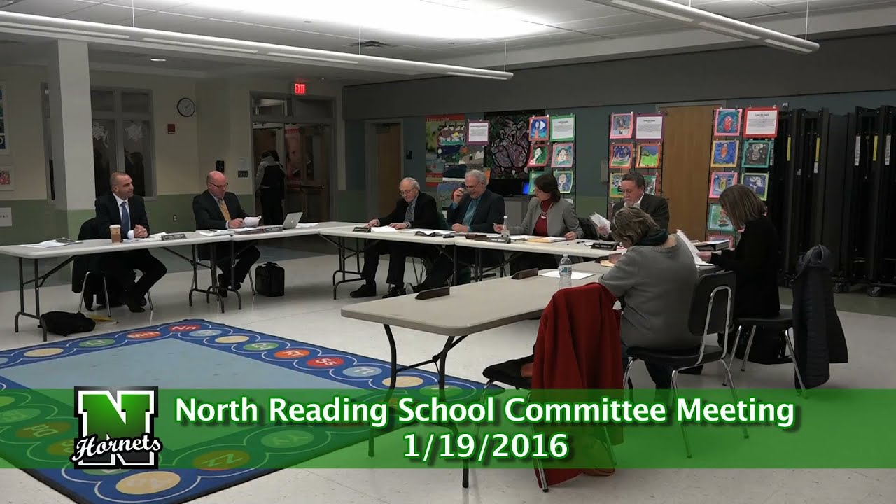 North Reading School Committee Meeting 1/19/16 - YouTube