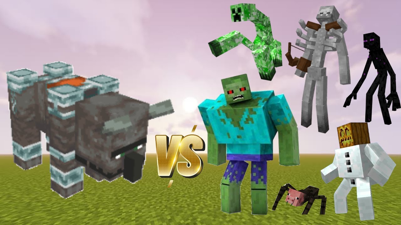 Minecraft Ravager VS ALL Mutant Mobes Fight || Minecraft Mobes Battle ...