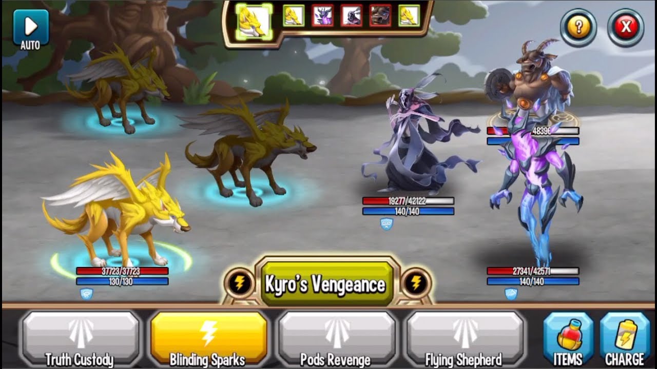 Monster Legends Epic Semargl level 1-120 combat pvp review - YouTube