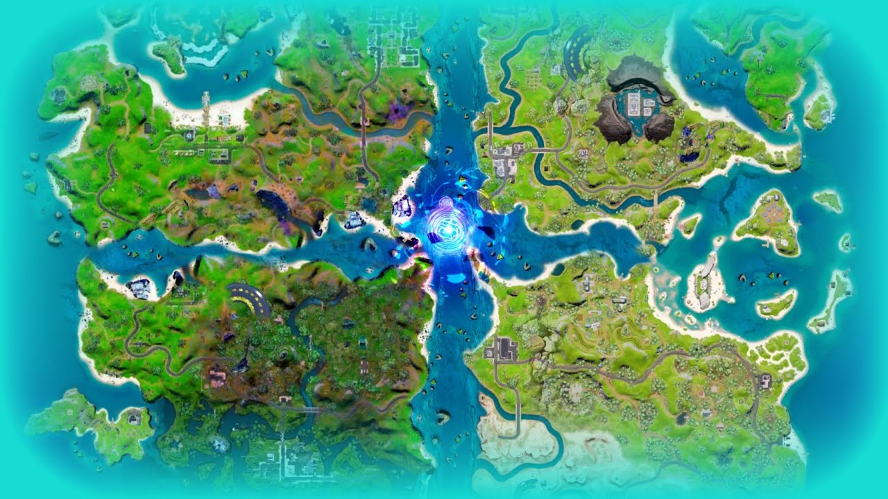 "THE SPLIT" Fortnite Alternative Map Concept! - YouTube