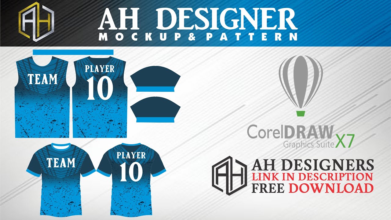 (Free Pattern) | Sublimation Soccer Jersey | Cdr file | Free Download ...