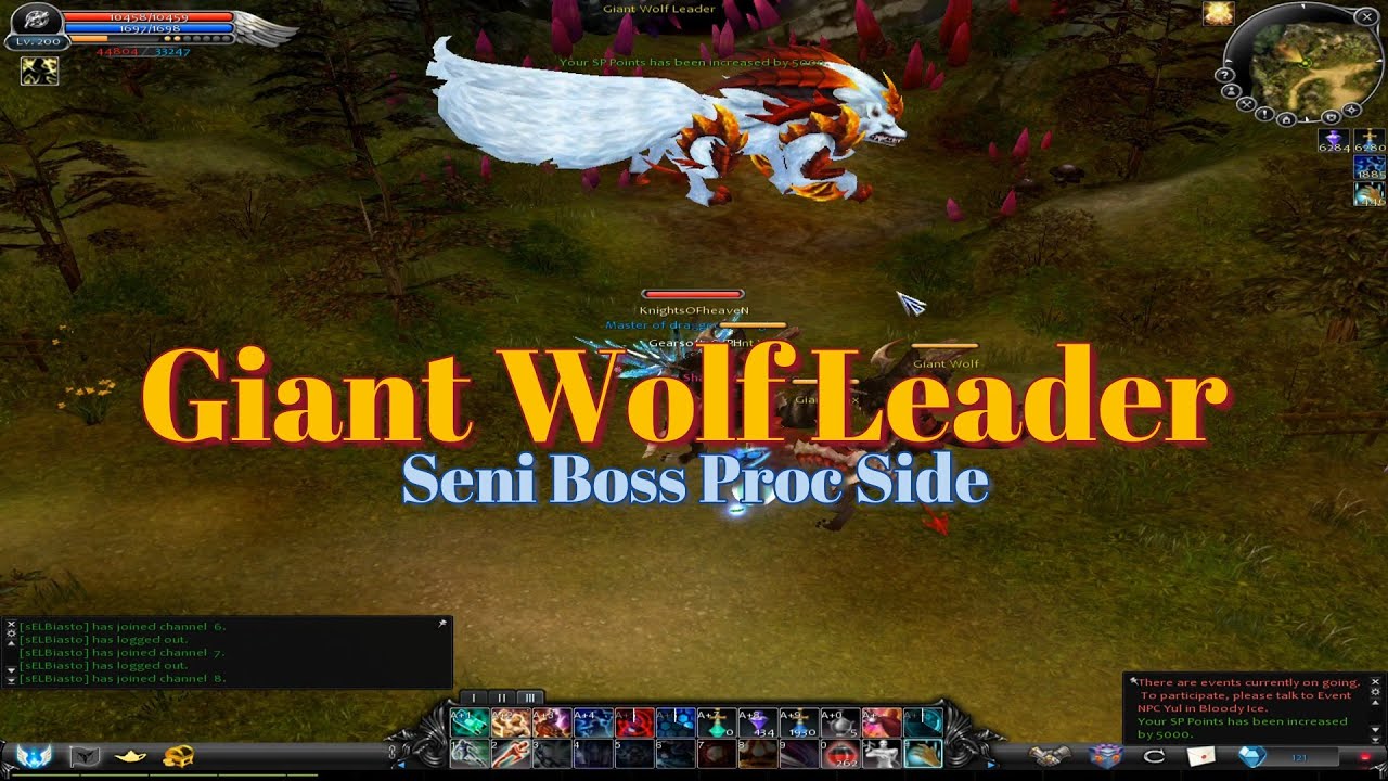 Cabal Online Force Gunner Solo Giant Wolf Leader Boss - YouTube