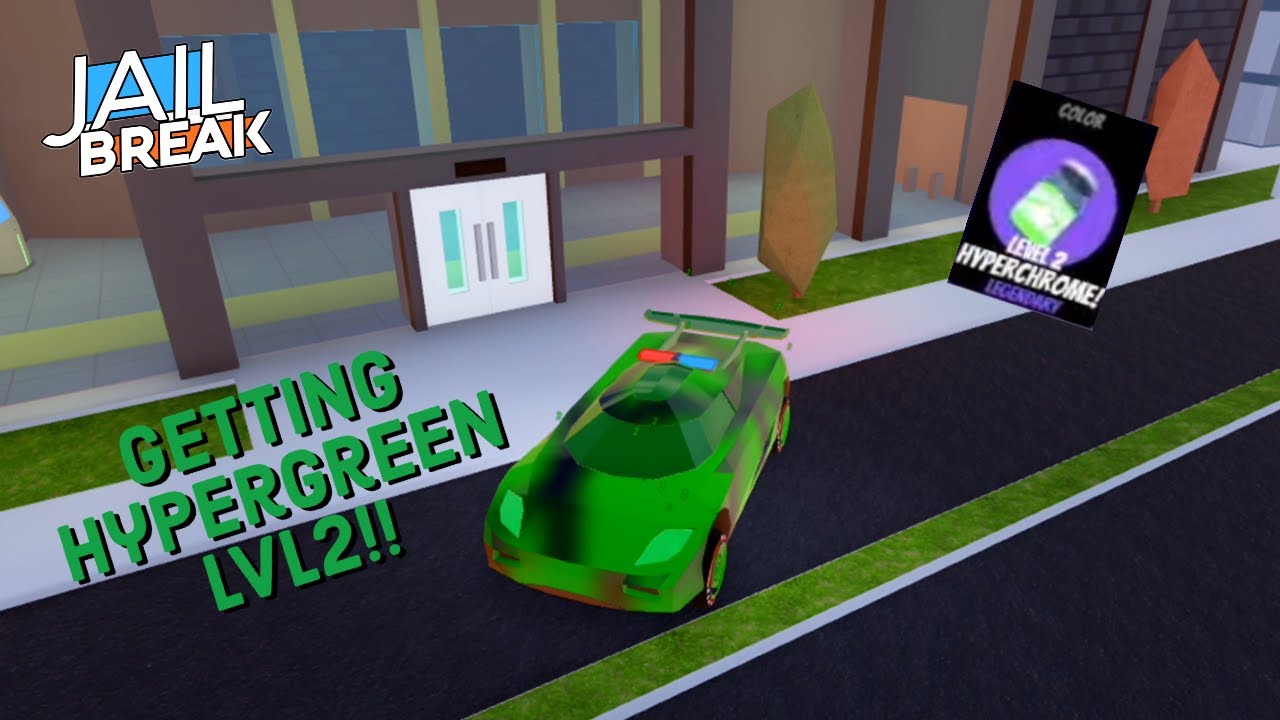 Getting HyperGreen LvL2 💚😎 in Roblox Jailbreak - YouTube