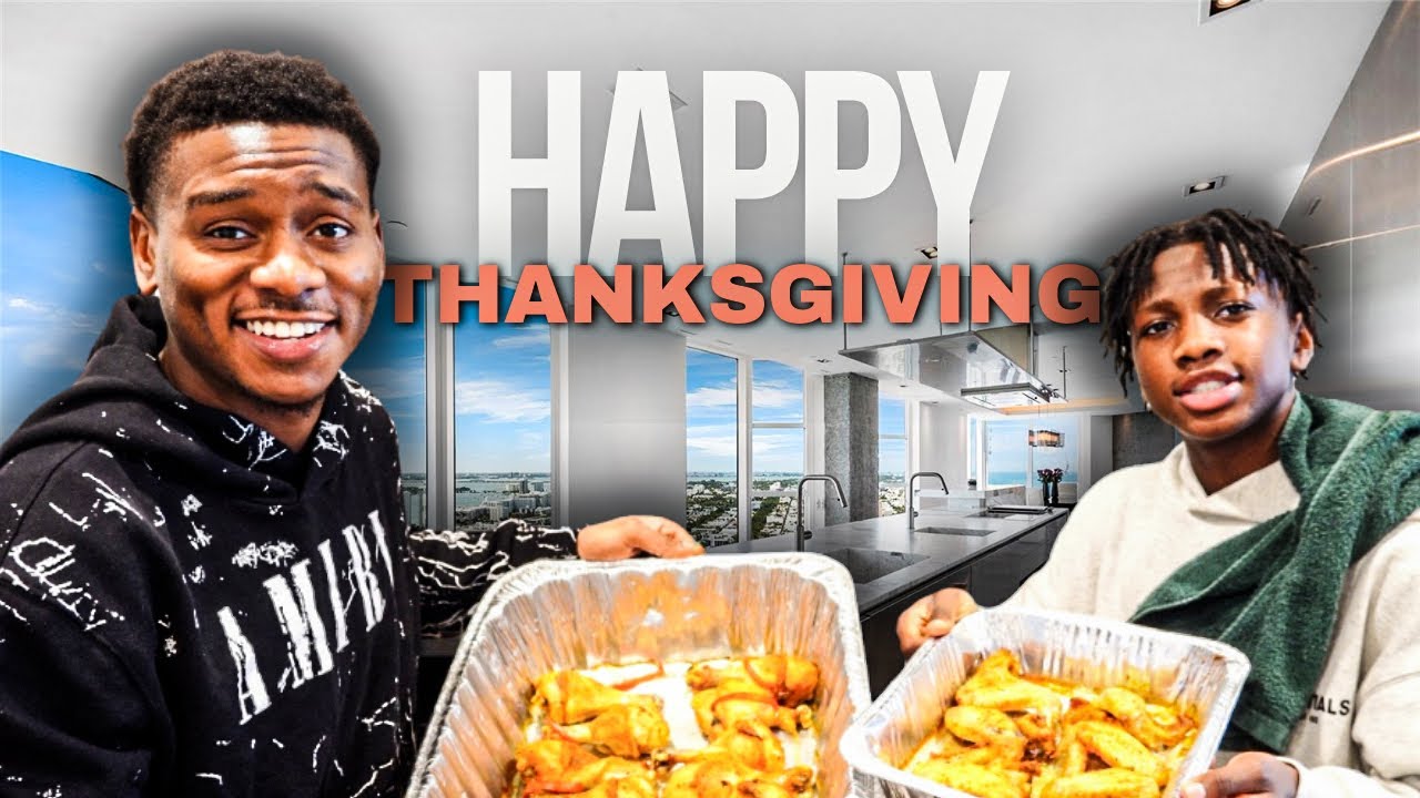 Our Family Let Me and Lil Bro Cook the CHICKEN for THANKSGIVING🦃 *Never ...