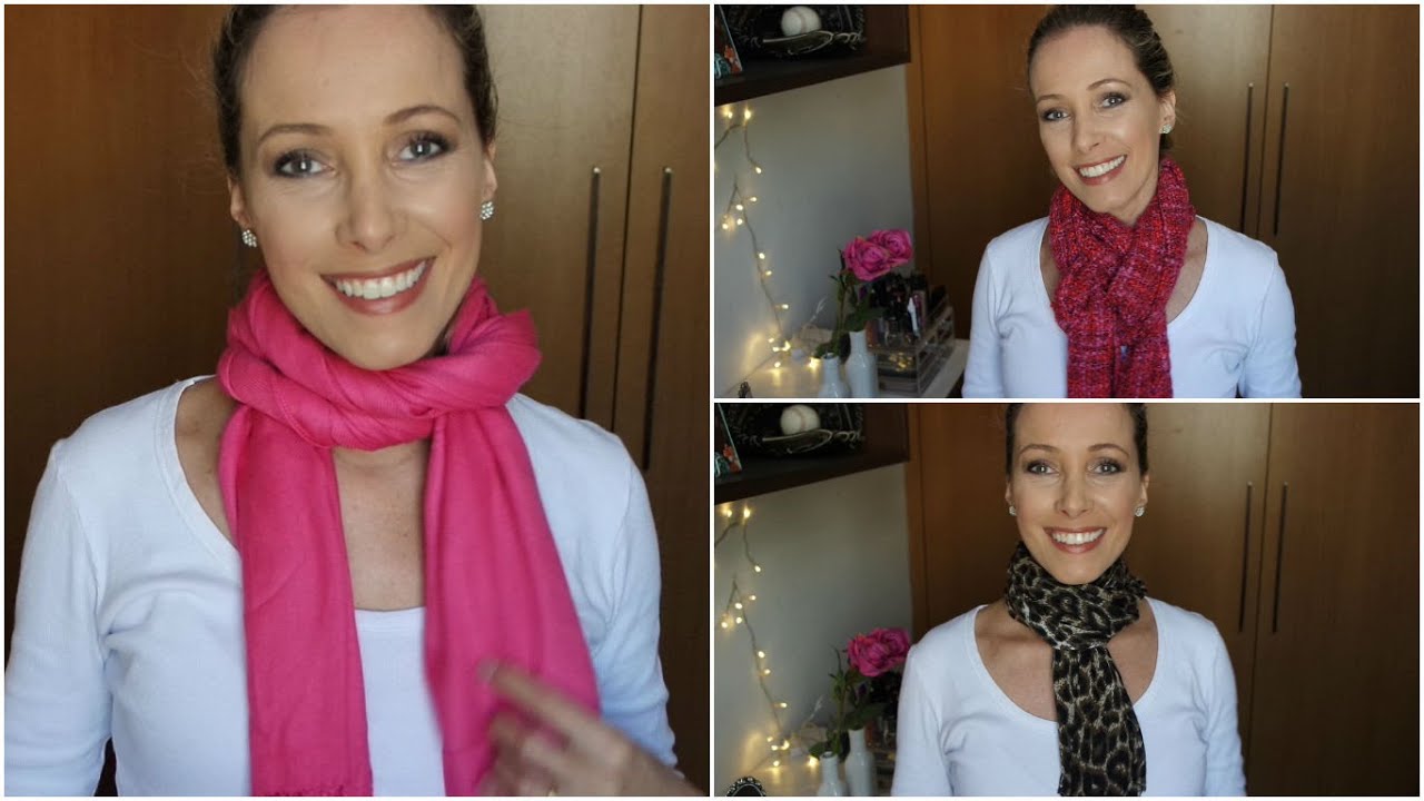 Como Eu Uso Cachecol: 10 Formas Preferidas! - YouTube