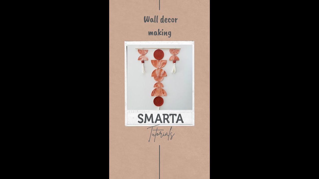 Wall Decor with Smarta Modeling Clay - YouTube