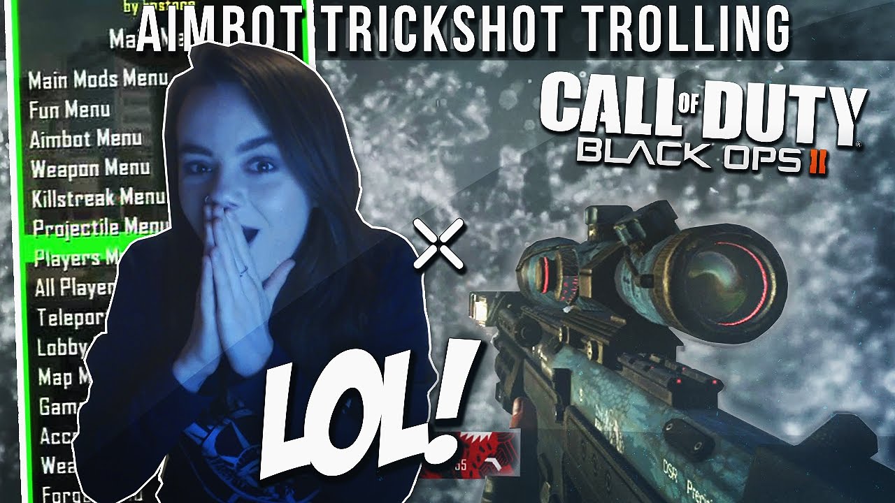 TROLLING FANS WITH AIMBOT TRICKSHOTS - BO2 Trickshotting - YouTube