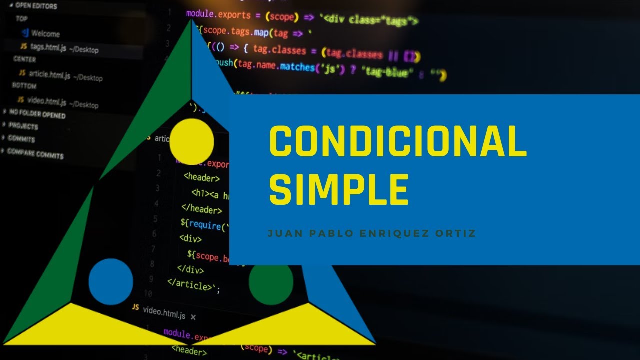 😎 ¿Como Crear Un Condicional Simple en Programación? - YouTube
