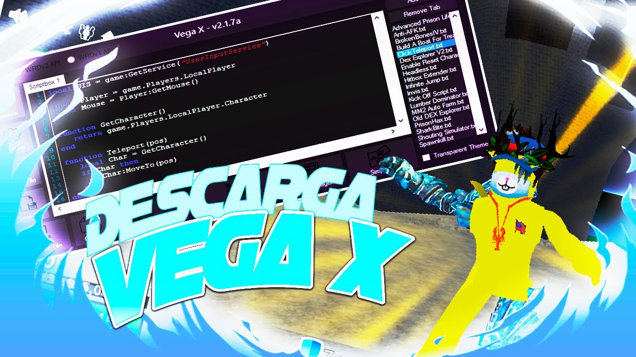 EL MEJOR EXPLOIT PARA TODO LOS JUEGOS ROBLOX //VEGA X //SIN KEY - YouTube