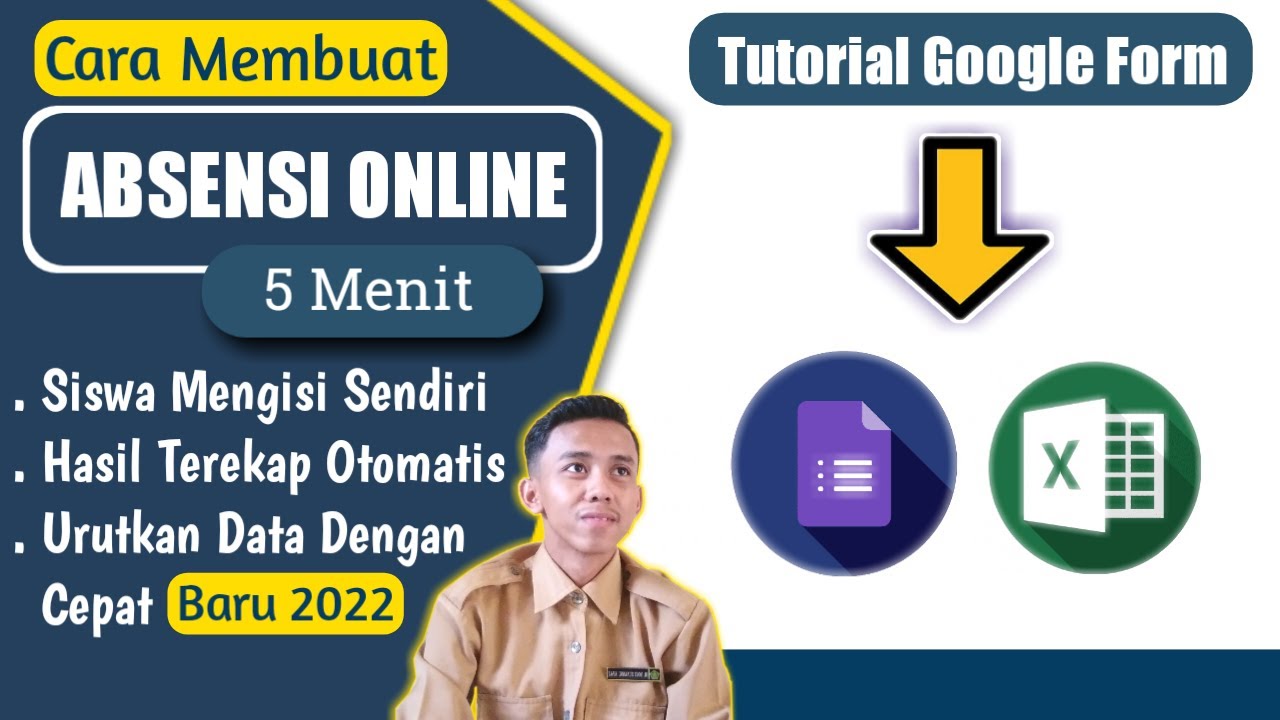 Cara Membuat Absen Di Google Form Terbaru 2022 - YouTube