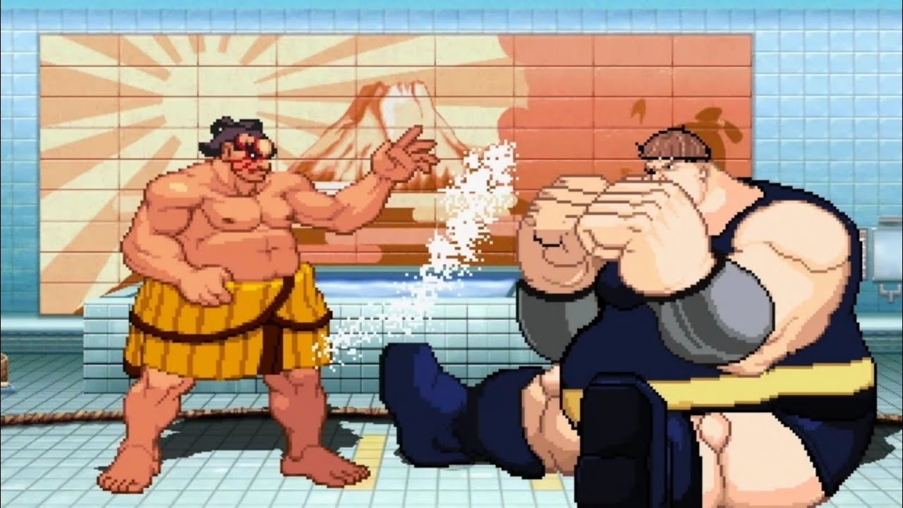 E HONDA vs BLOB - Exciting High Level Fight! - YouTube