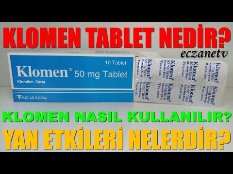 Klomen 50 MG Tablet Nedir? Klomen Tabletin Yan Etkileri Nelerdir? Klomen Tablet Nasıl Kullanılır?