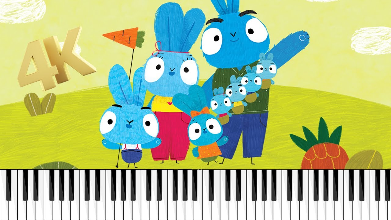 Cartoonito - Brave Bunnies Theme Song 4K Sheet Music - YouTube