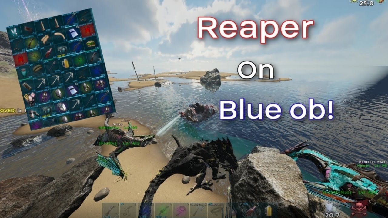 Bringing A Reaper to Blue ob! | ARK Official Smalltribes PvP - YouTube