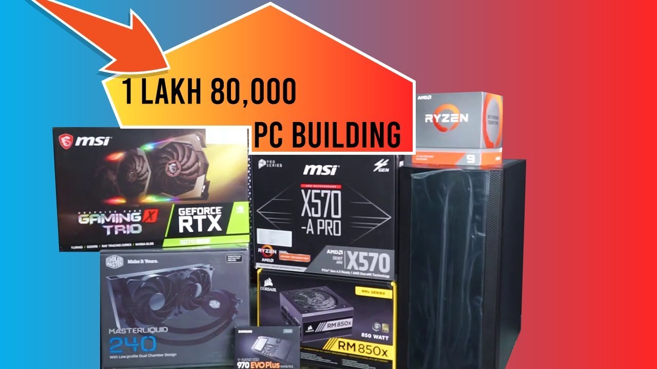 1 Lakh 80,000 -3900X Super PC BUILDING||PLUS MSI RTX 2070 Super GAMING ...