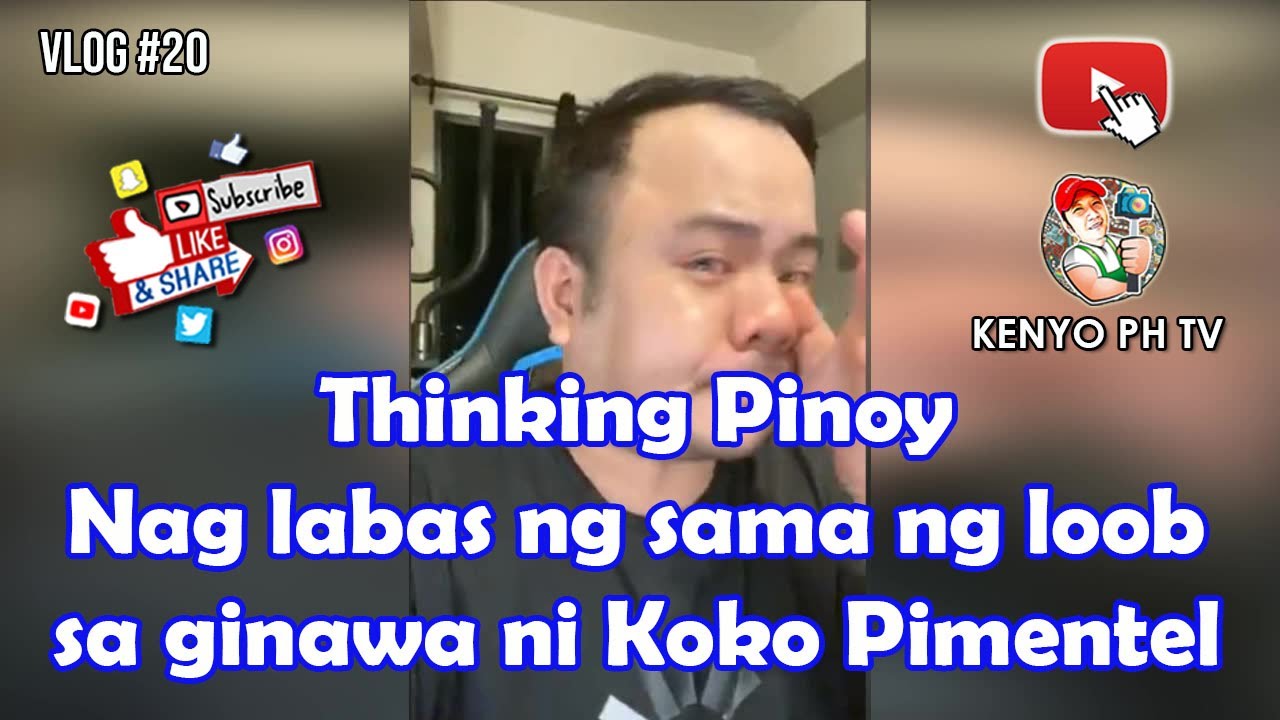 Thinking Pinoy nag labas ng sama ng loob kay Sen. KoKo Pimentel. - YouTube