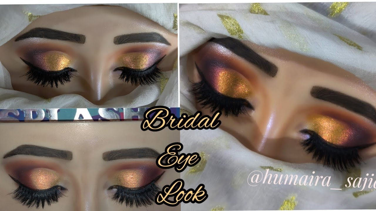 bridal eye makeup look #bridalmakeup #tutorial #viral - YouTube