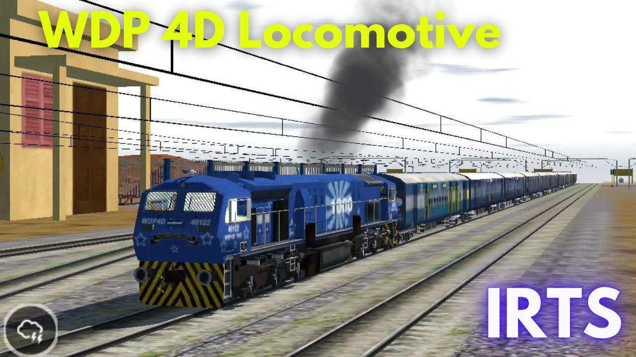 WDP 4D Locomotive | Indian Railway Train Simulator - YouTube
