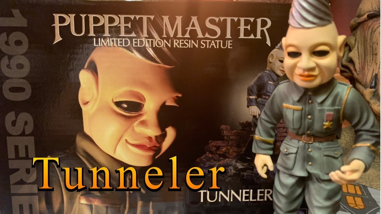 Puppet Master Tunneler resin statue 1990 series limited edition - YouTube