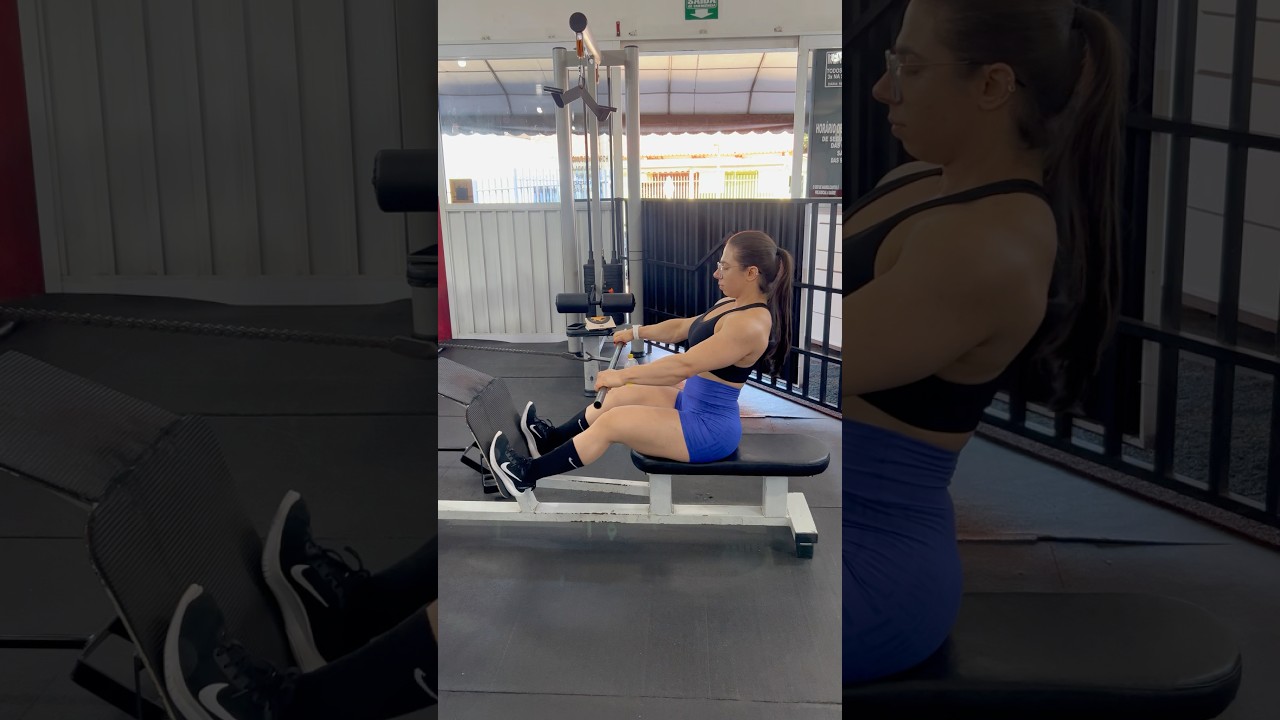 Remada baixa com barra PEGADA ABERTA E PRONADA - Exercício para dorsais ...