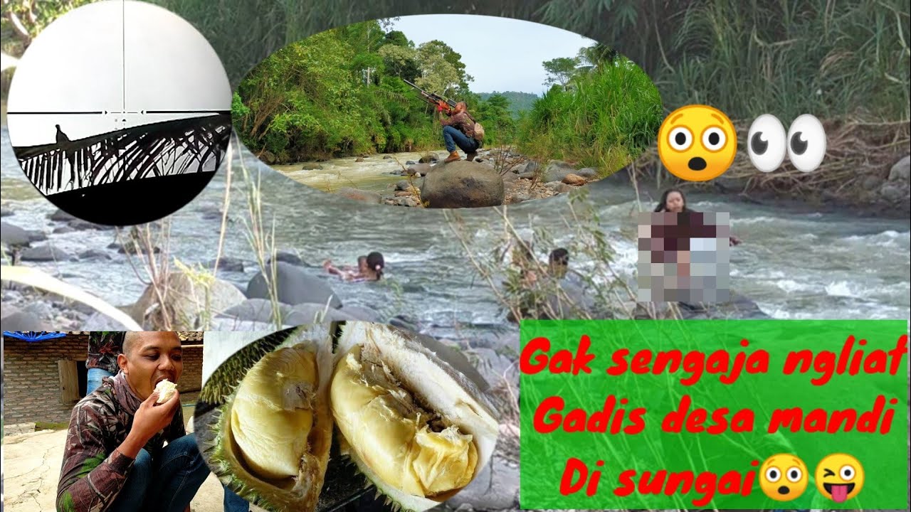 Gak Sengaja Ngliat Gadis Desa Mandi Di Sungai Youtube