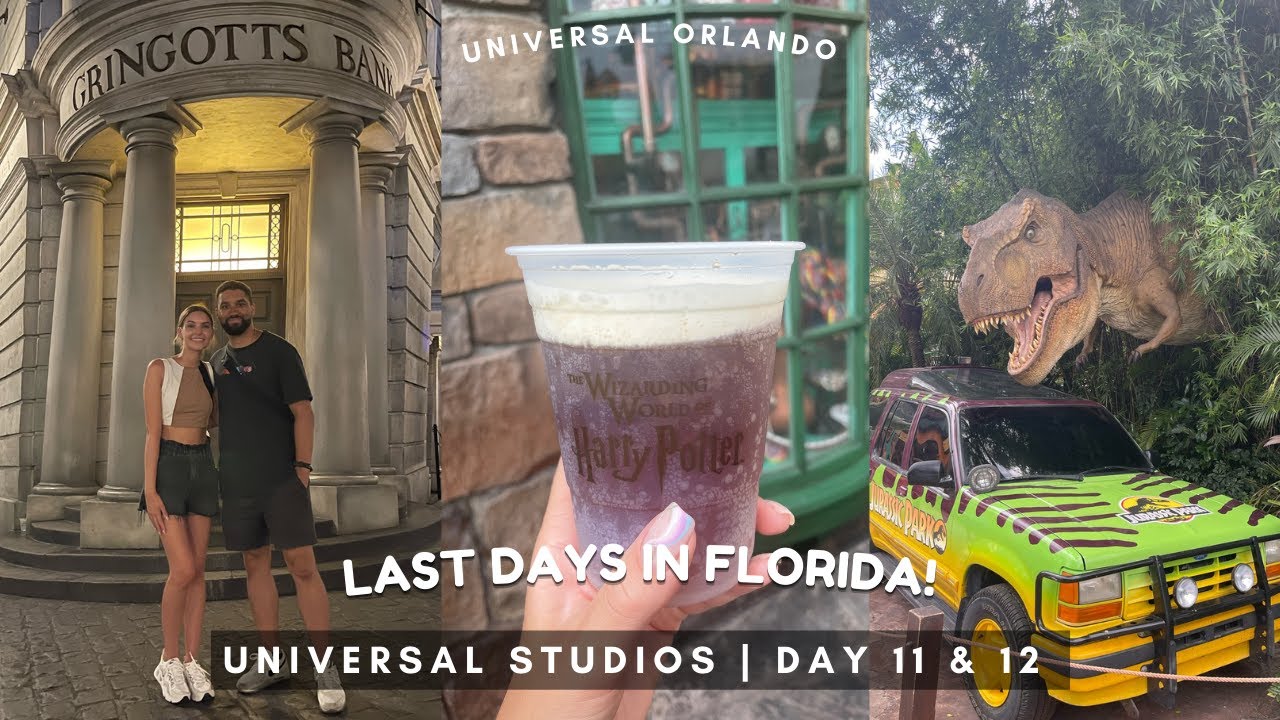 Florida Vlog | Day 11 & 12 | Universal Studios 🌐 | The Final Days ...