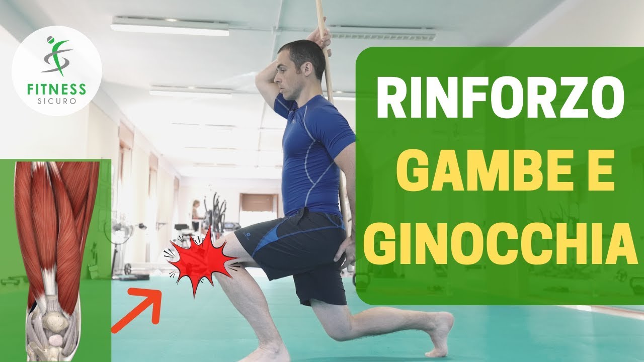 ALLENAMENTO GAMBE per migliorare i PROBLEMI ALLE GINOCCHIA ...
