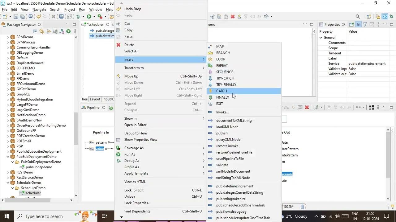 77 How to schedule a service using scheduler services to achieve async processing in webMethods ...