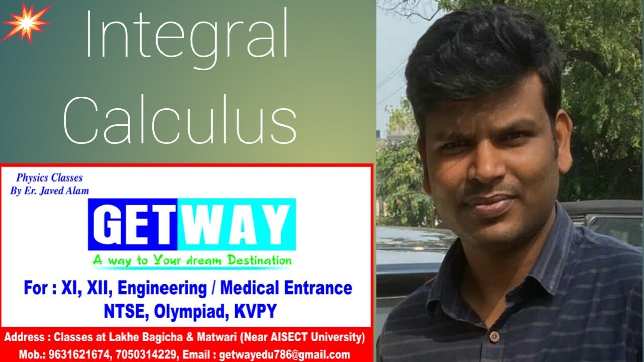 Elements of Calculus | lecture - 2 | Integral Calculus | class 11 ...