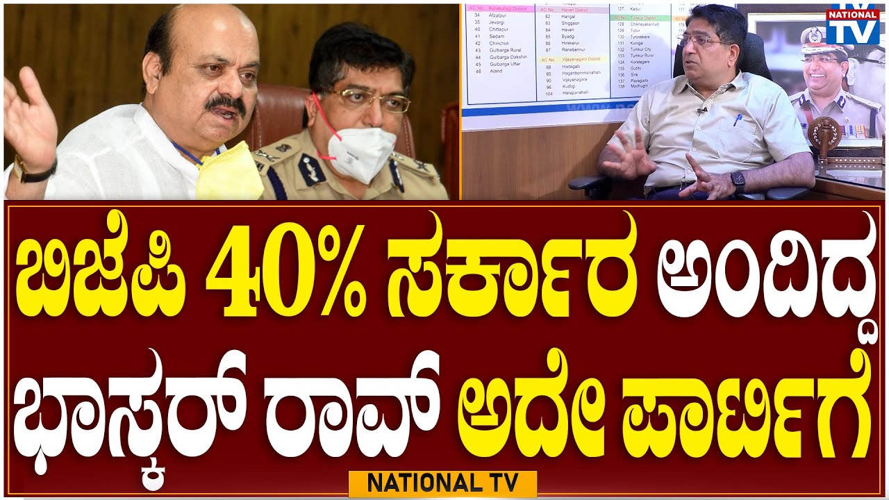 Bhaskar Rao | Bhaskar Rao who said BJP 40% government is for the same ...