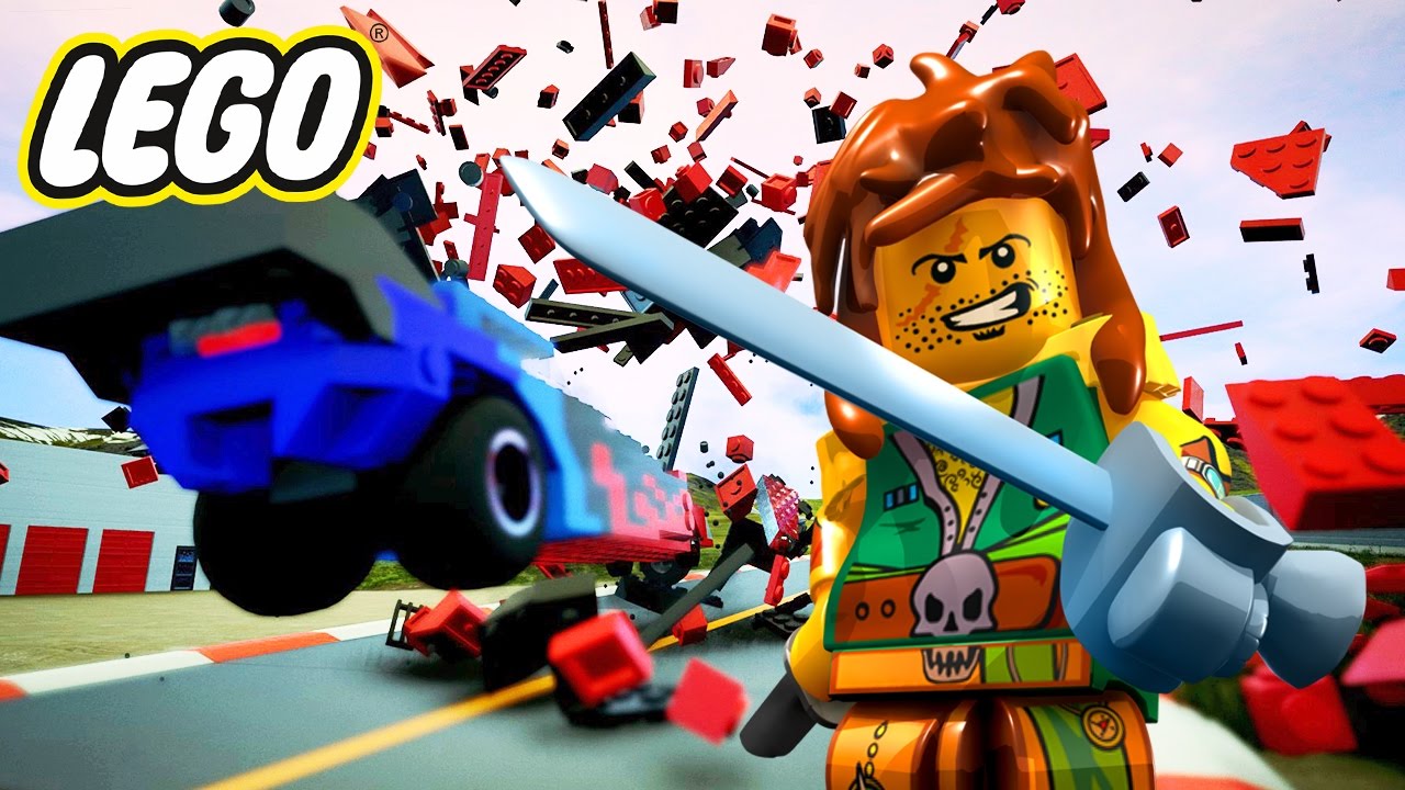 500 MPH DRAGSTER CRASH IN SLOW MOTION! : Lego Building Game | Brick ...
