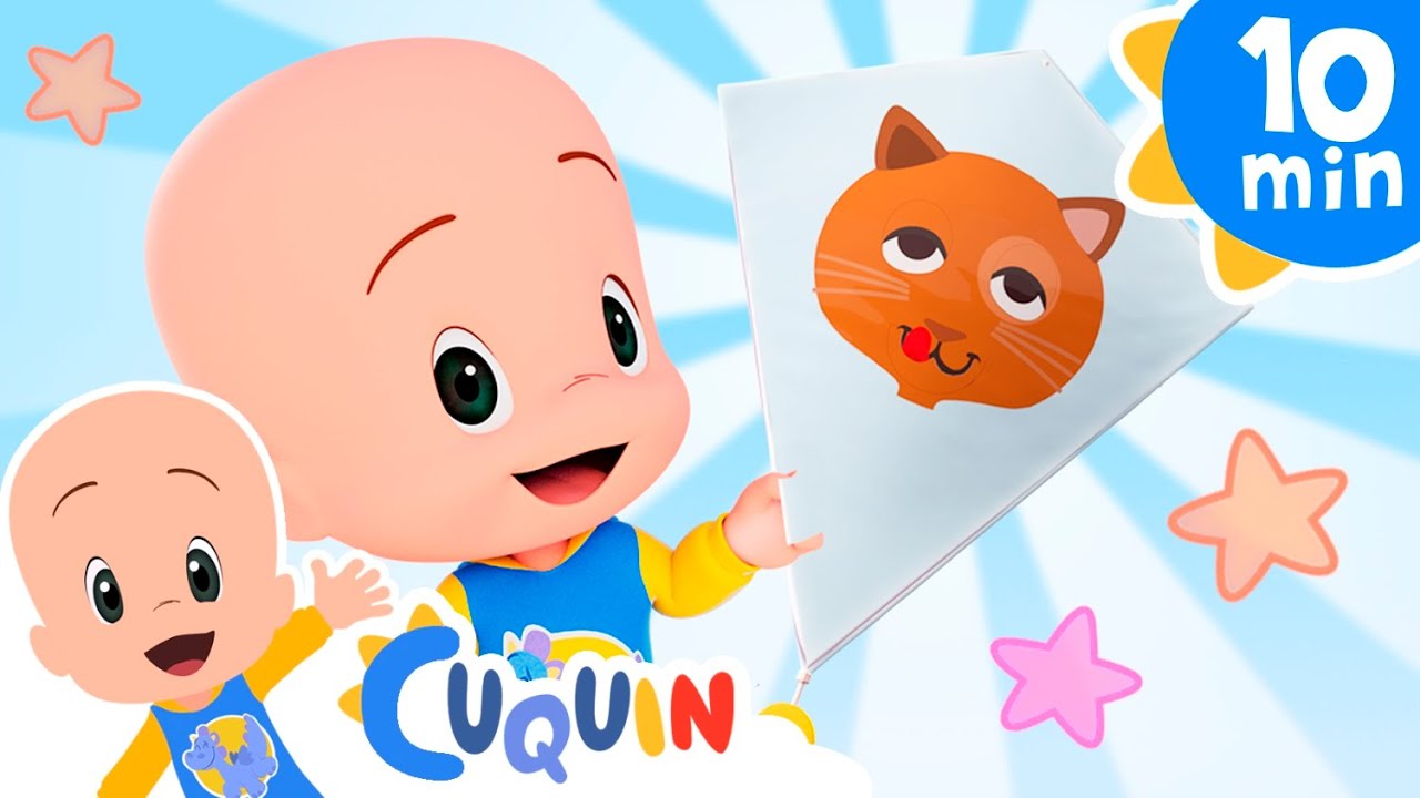 Mr Cat is a kite | Cleo and Cuquin Nursery Rhymes for Kids - YouTube