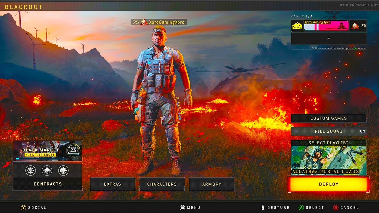 Call of Duty Black Ops 4 Blackout Menu Theme - YouTube