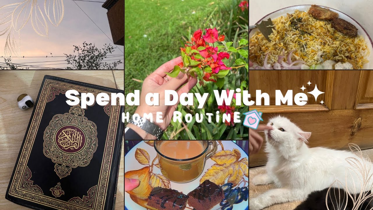 A day at home Vlog: Spend the day with me, morning routine, good deeds ...