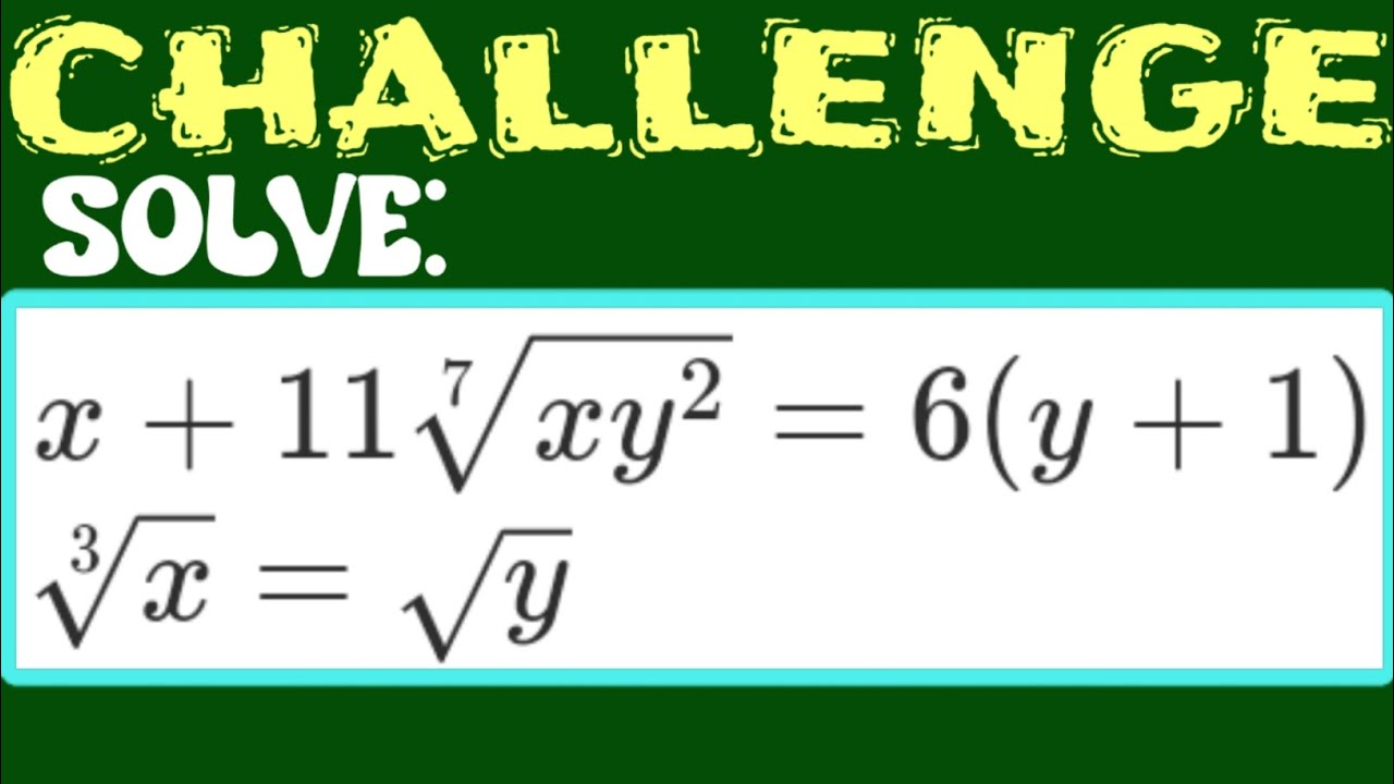 A Nice Algebra Olympiad Problem!Know The Trick!@AyaansMath - YouTube