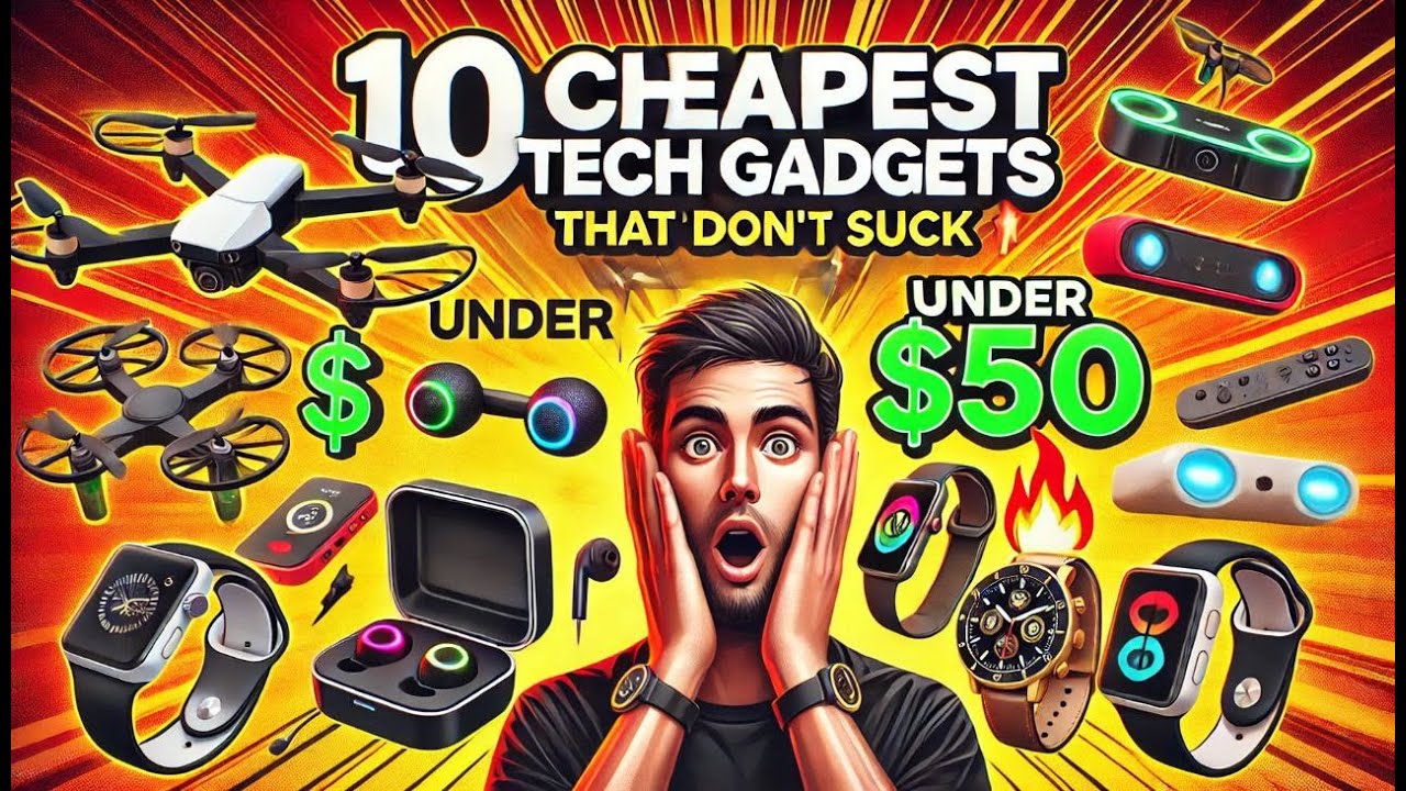 10 CHEAPEST Tech Gadgets That DON’T SUCK (Under $50) 🔥 - YouTube