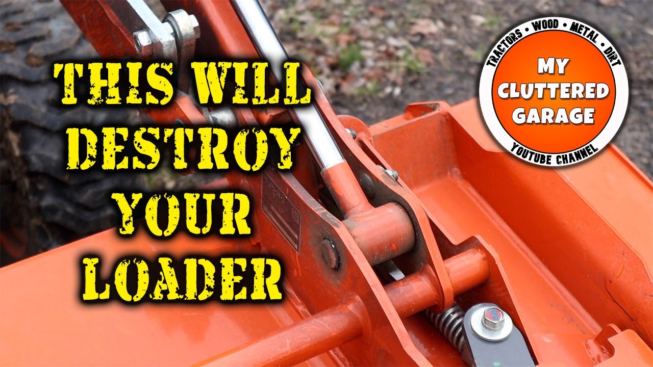 How to back drag without hurting your front end loader cylinders ...