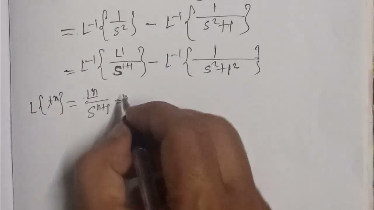 Evaluate:L-1{1/s^2(s^2+1)} - YouTube