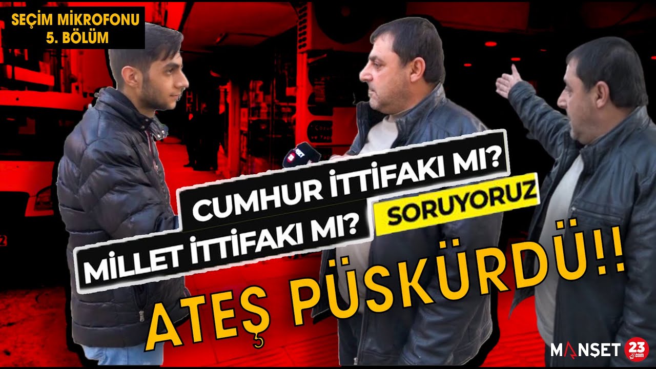 CUMHUR İTTİFAKI MI ? MİLLET İTTİFAKI MI ? l Seçim Mikrofonu - YouTube