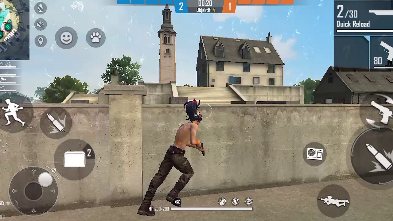 video pertama main game ff - YouTube