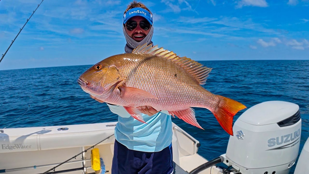 Catching TROPHY PB Mutton Snappers | Catch and Cook - YouTube