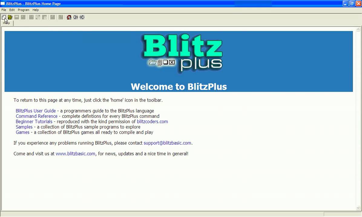 Simple Beginner BlitzPlus Tutorial 1 - Using text (Blitz Basic) - YouTube