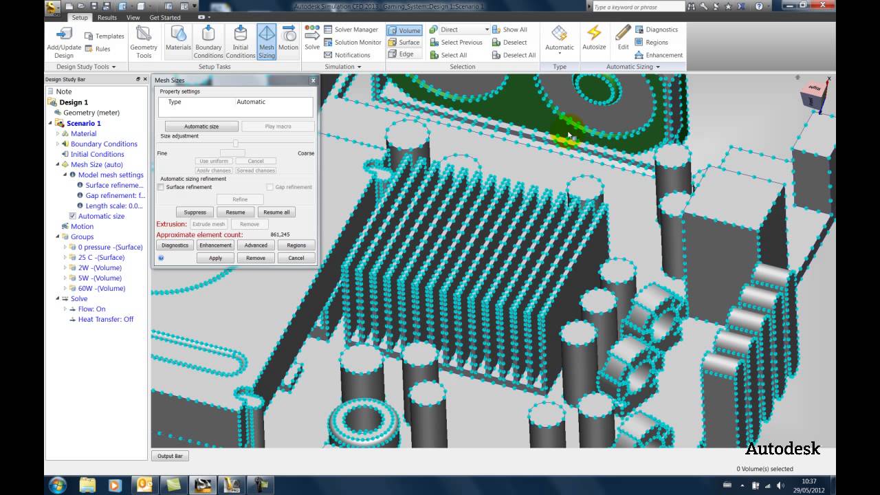 Autodesk Simulation 360: Strömunganalyse bei einer Game - Konsole ...