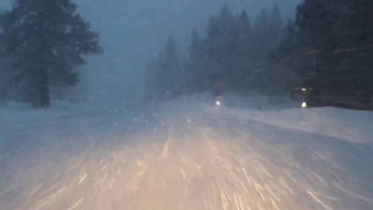 BLIZZARD update: Deadman Summit, CA getting hammered already! Highway ...