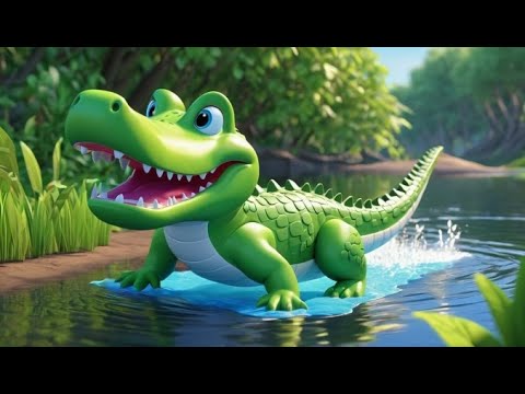 The Crocodile’s River Swim | Canción infantil y rima educativa - YouTube