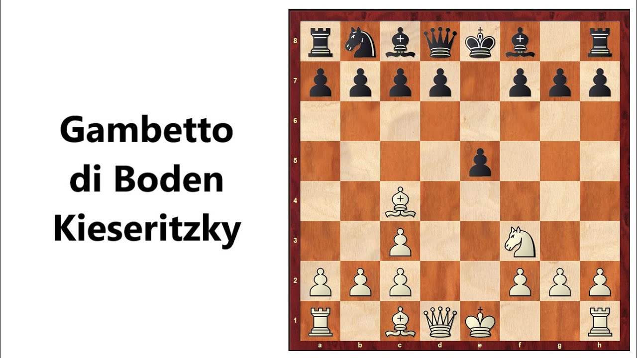 Gambetto di Boden-Kieseritzky - YouTube