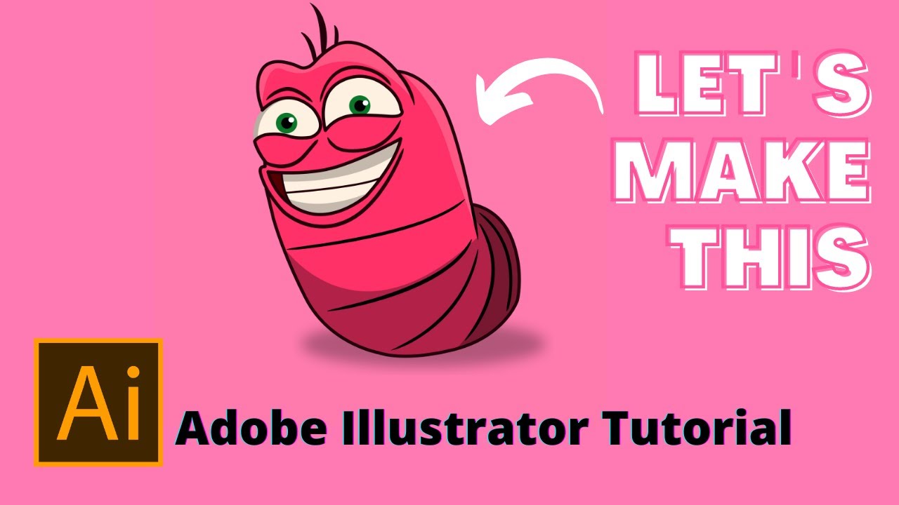 Worm Art | Adobe Illustrator Tutorial | By Sourabh Kundu - YouTube