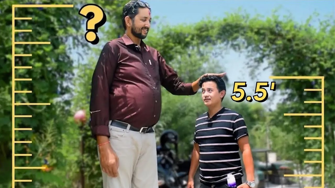 I spent a Day with The Tallest Man of Nepal - YouTube