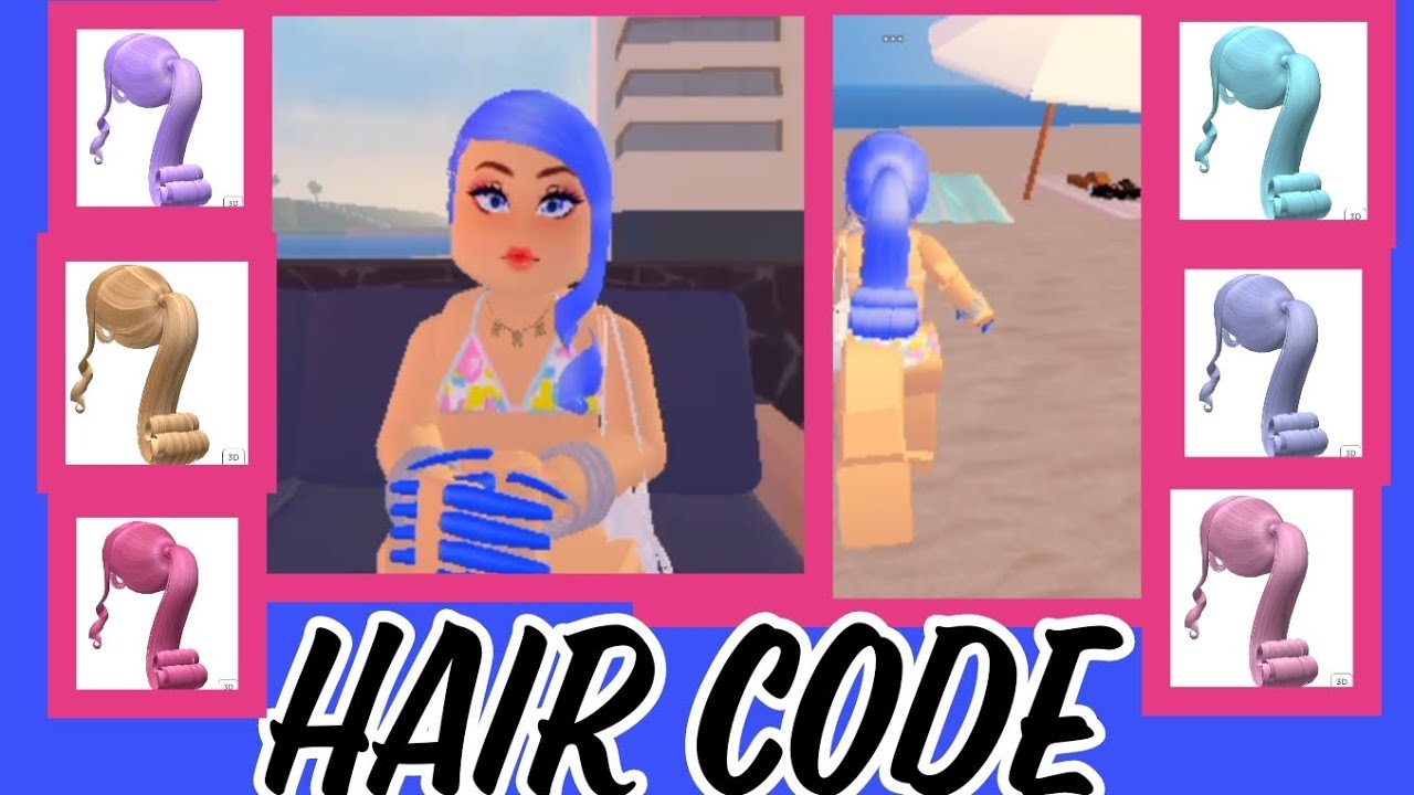 New Roblox Curly Ponytail! |Codes| - YouTube